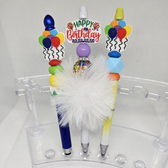 AzulesCraftyAdventures | Office | Happy Birthday And Balloons Bling And ...